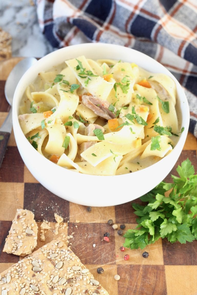 Easy Chicken Noodle Soup - Miss in the Kitchen