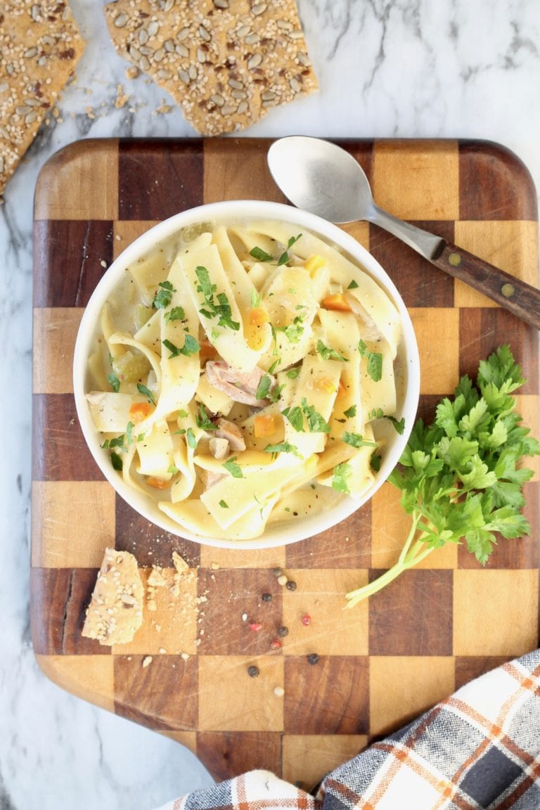 Easy Chicken Noodle Soup - Miss in the Kitchen