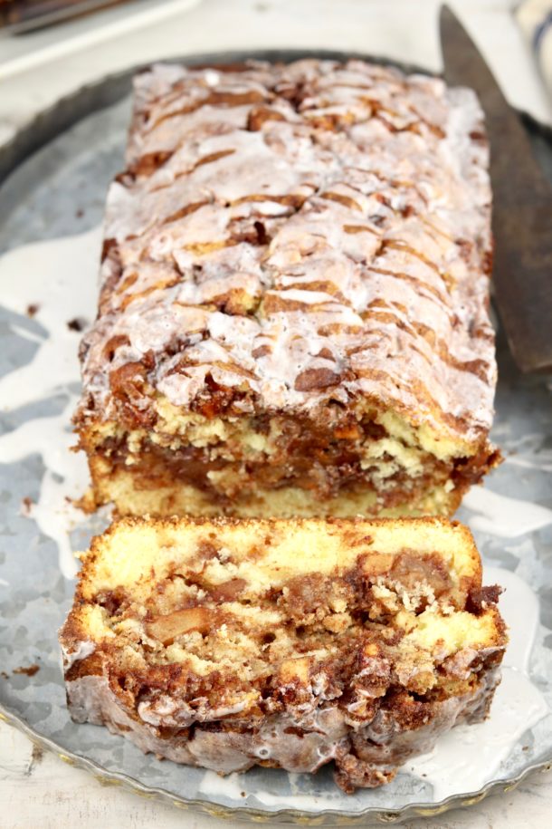 Apple Fritter Cake (Easy Recipe) - Miss in the Kitchen