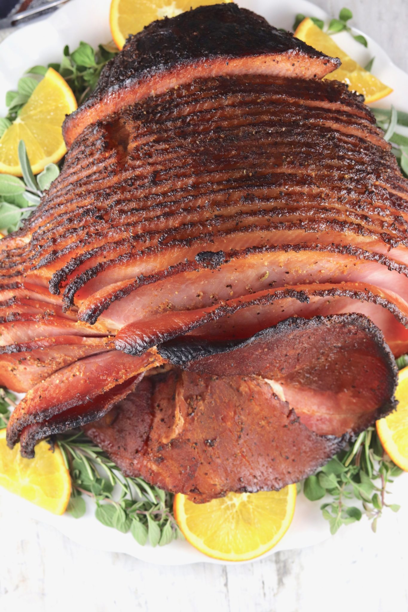 Maple Glazed Ham {Holiday Recipe} - Miss in the Kitchen