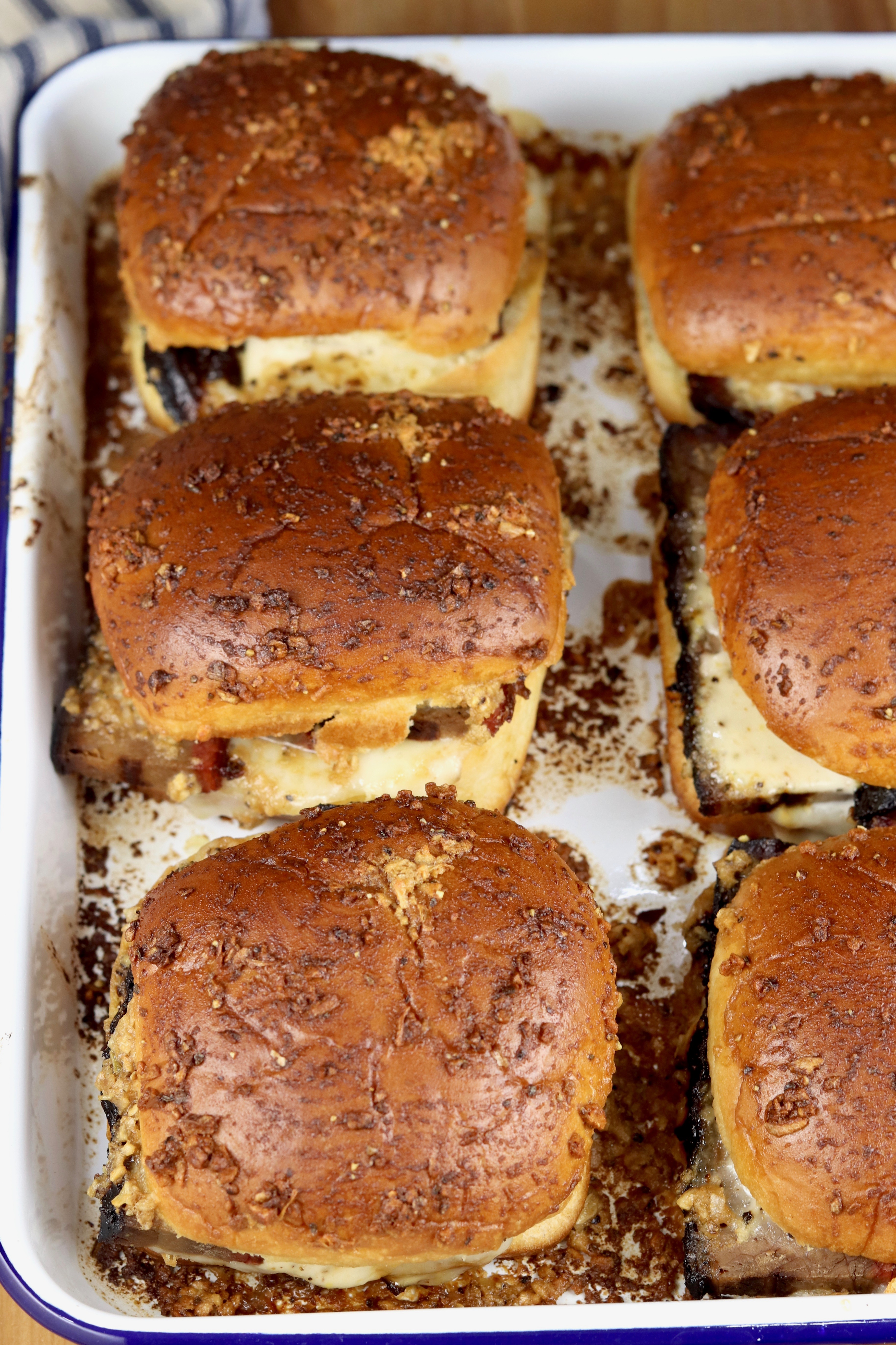 Brisket Sliders {with White Barbecue Sauce} - Miss in the Kitchen