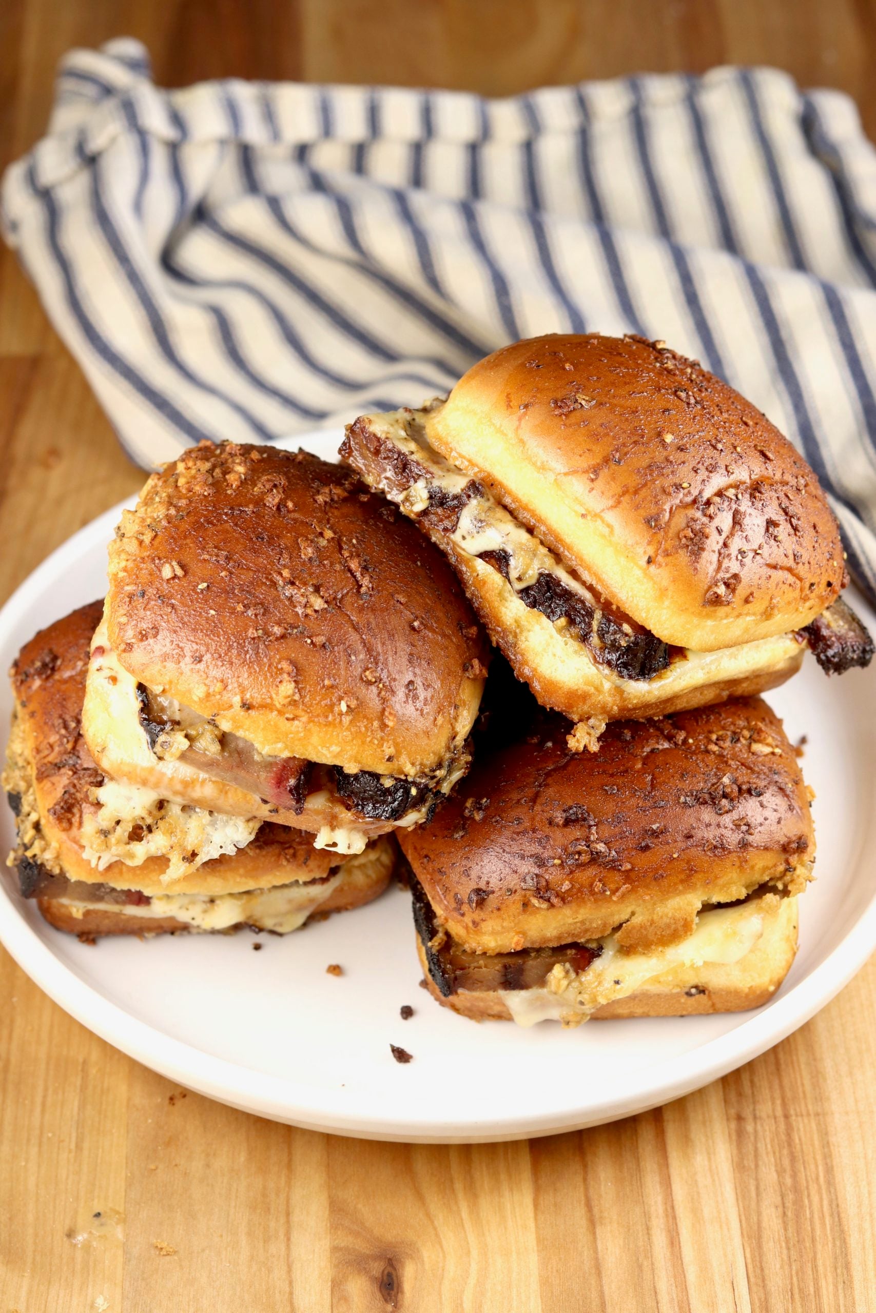 Brisket Sliders {with White Barbecue Sauce} - Miss in the Kitchen