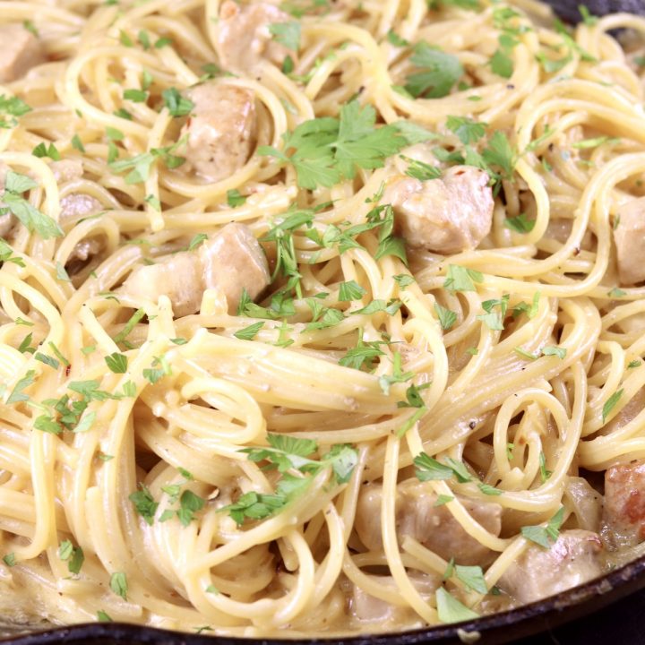 Creamy Fettuccine Alfredo {25 Minute Recipe} - Miss in the Kitchen
