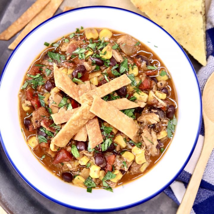 Chicken Tortilla Soup - Miss in the Kitchen