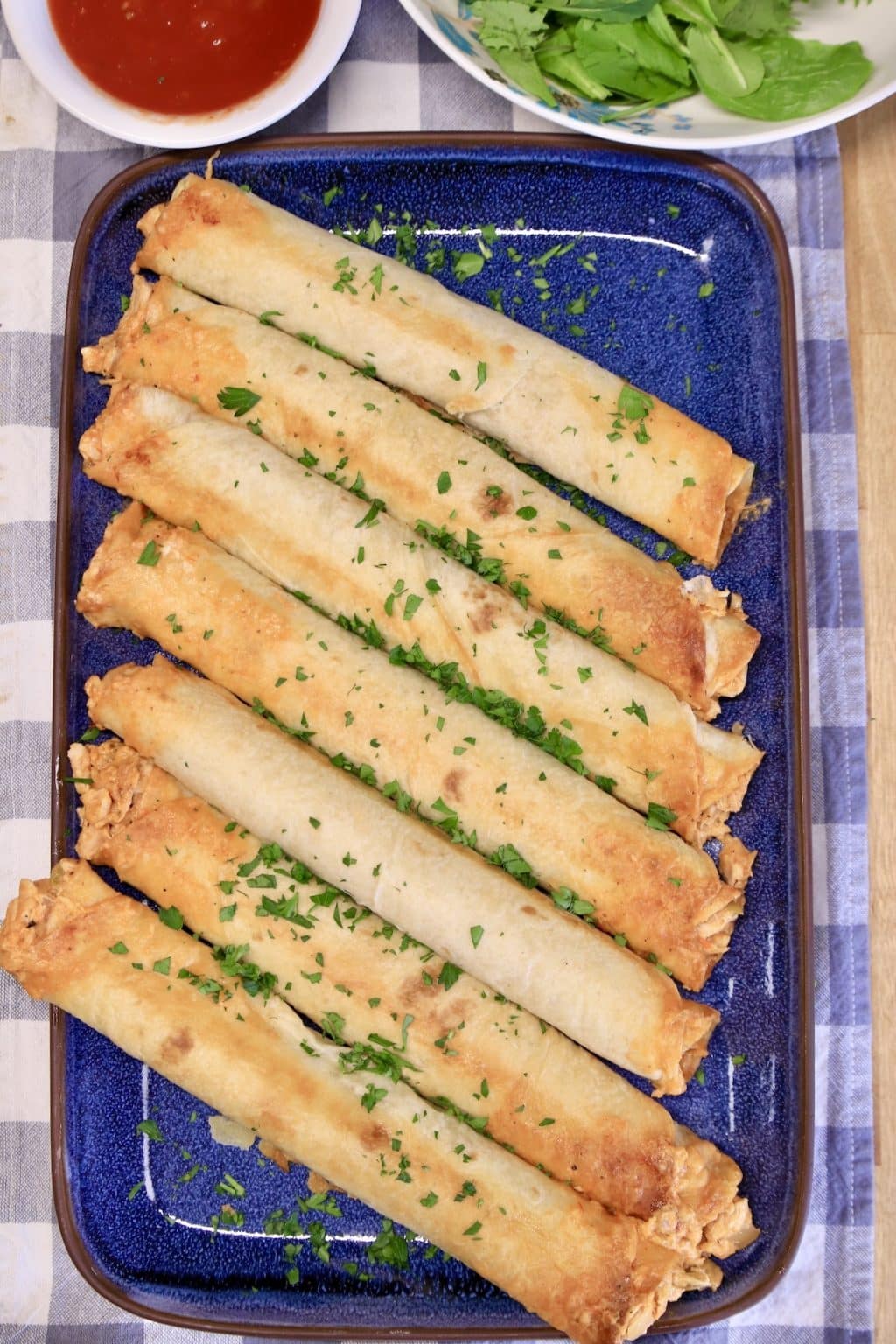 Rolled Chicken Tacos Recipe (Baked) - Miss in the Kitchen
