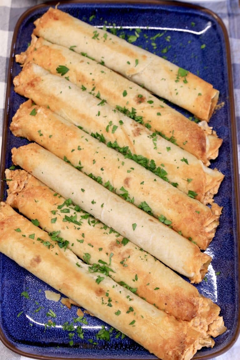 Rolled Chicken Tacos Recipe (Baked) - Miss in the Kitchen