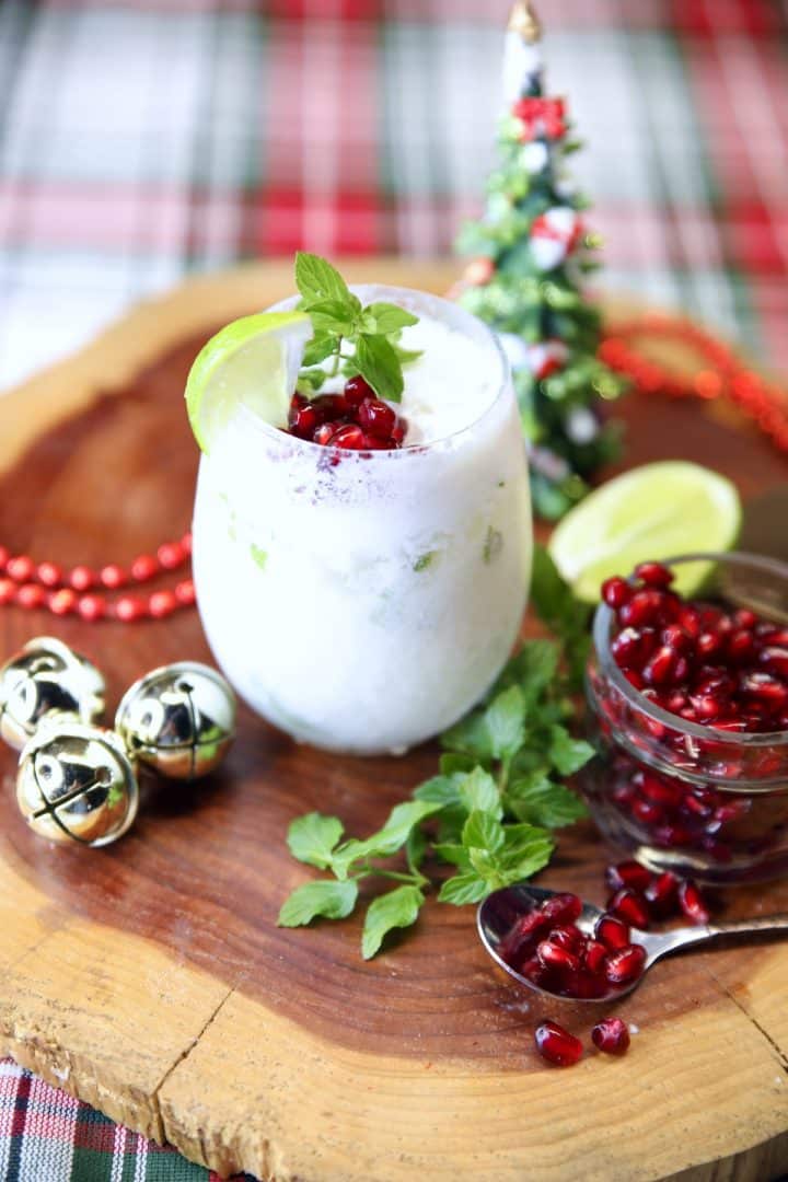 Coconut Mojitos {White Christmas Mojitos} - Miss in the Kitchen