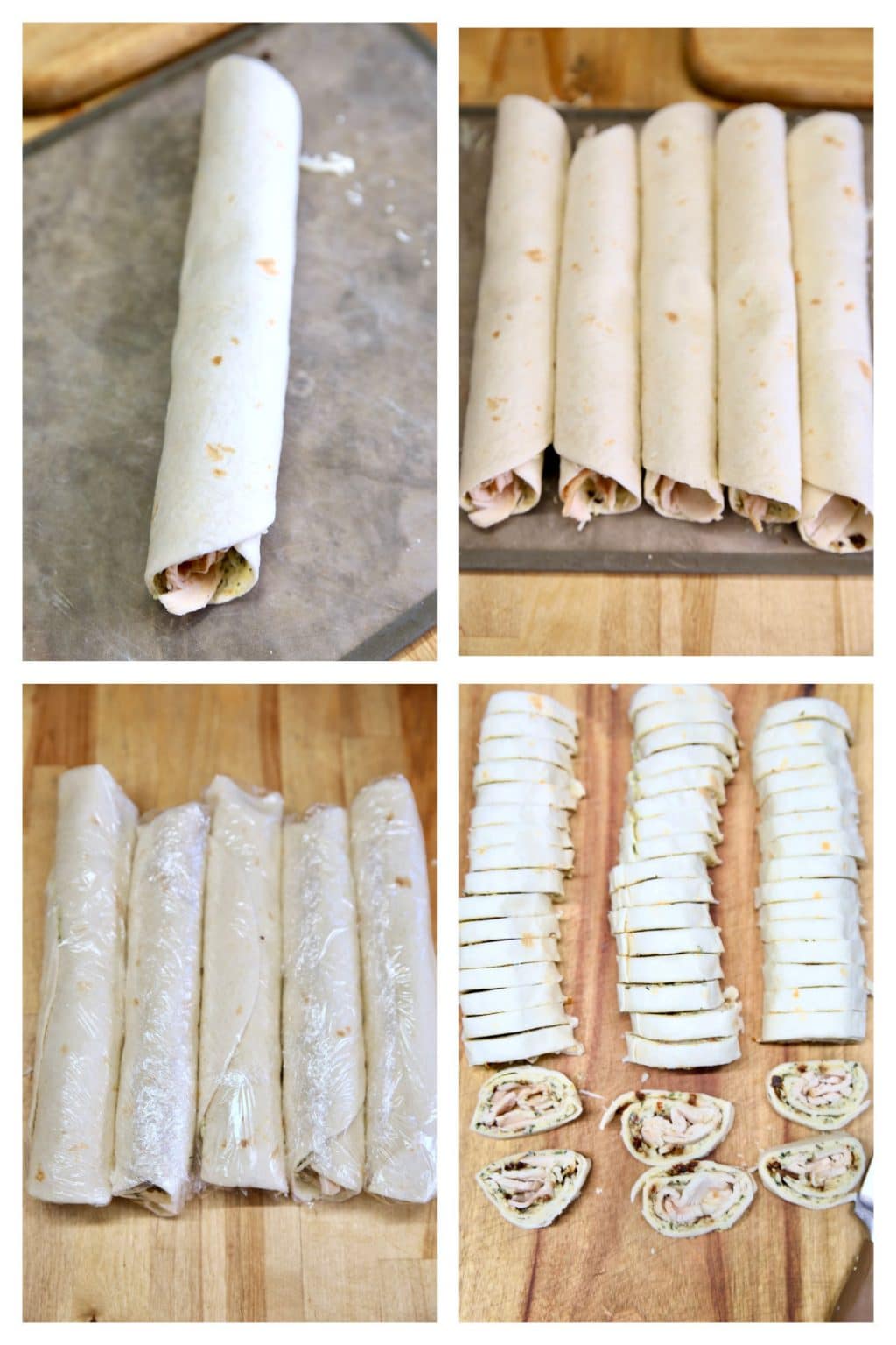 Turkey Pinwheels {with Pesto Cream Cheese} - Miss in the Kitchen