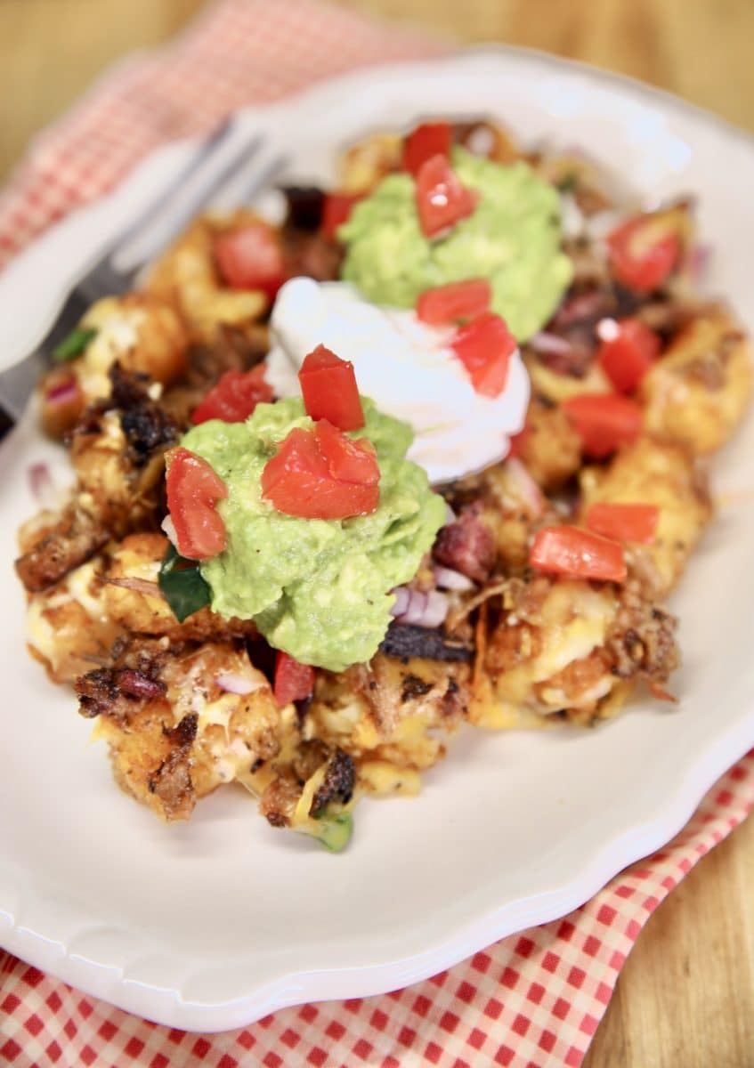 Totchos {Tater Tot Nachos} - Miss in the Kitchen