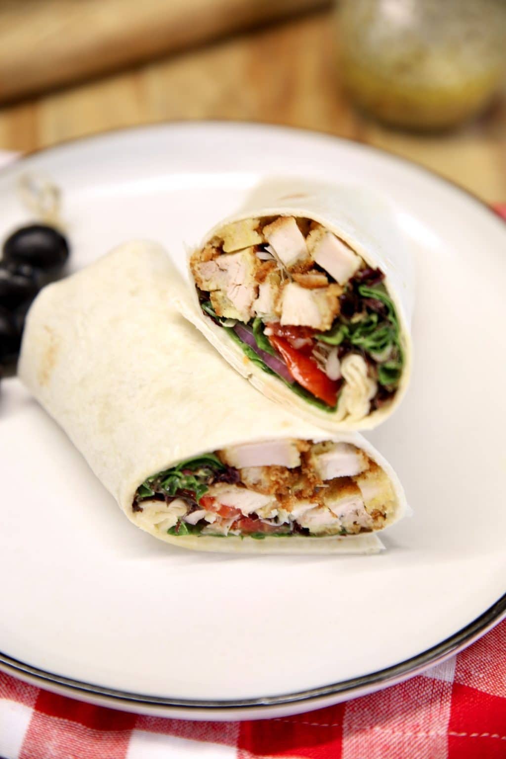 Chicken Parmesan Wraps - Miss in the Kitchen