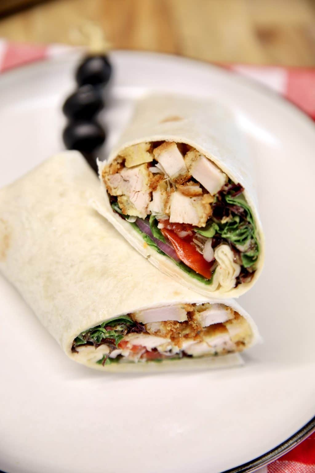 Chicken Parmesan Wraps - Miss in the Kitchen