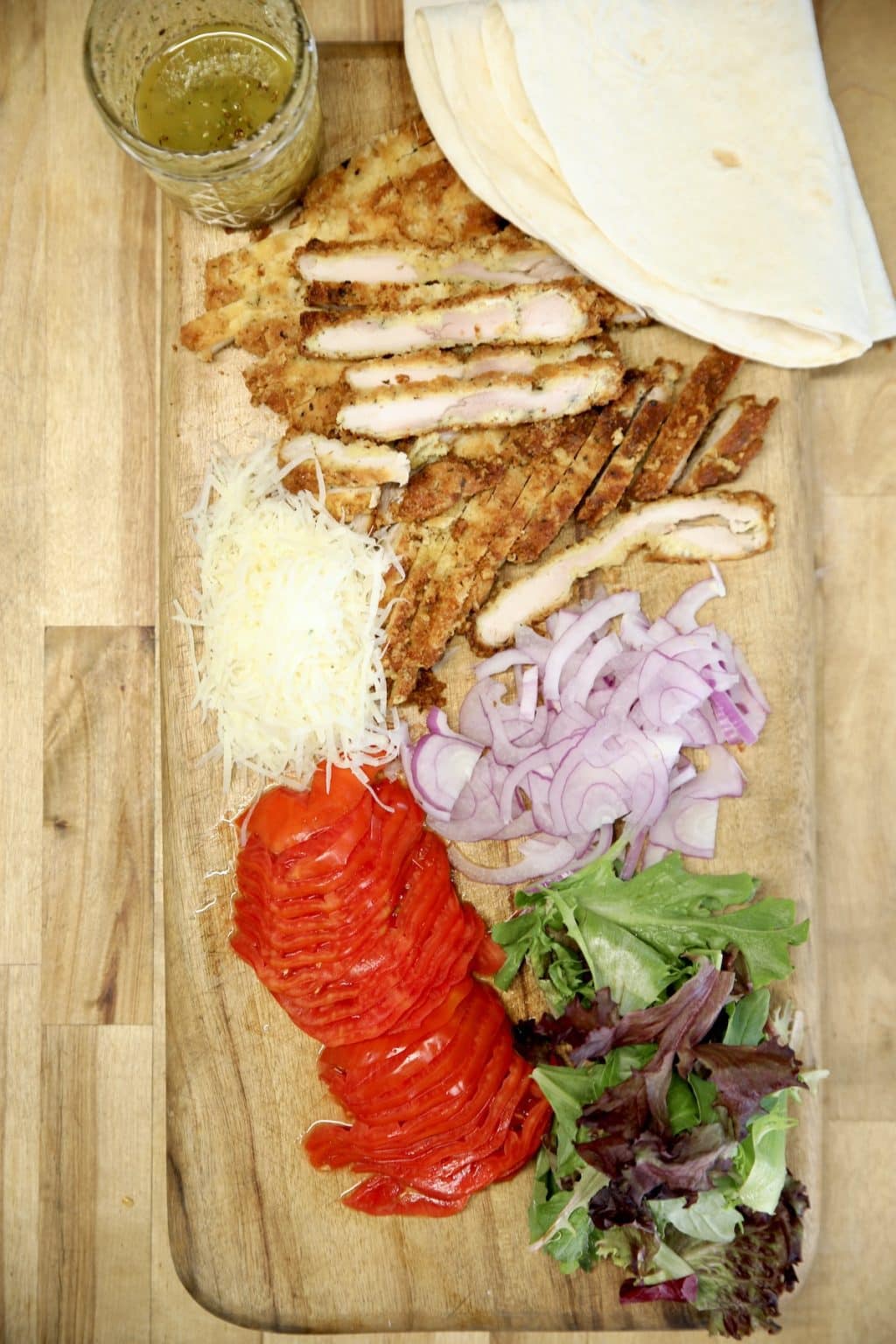 Chicken Parmesan Wraps - Miss in the Kitchen