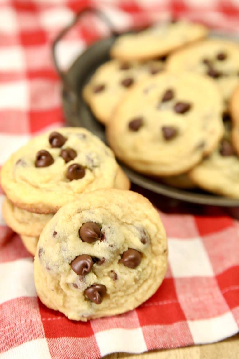 Soft Chocolate Chip Cookies - Miss in the Kitchen