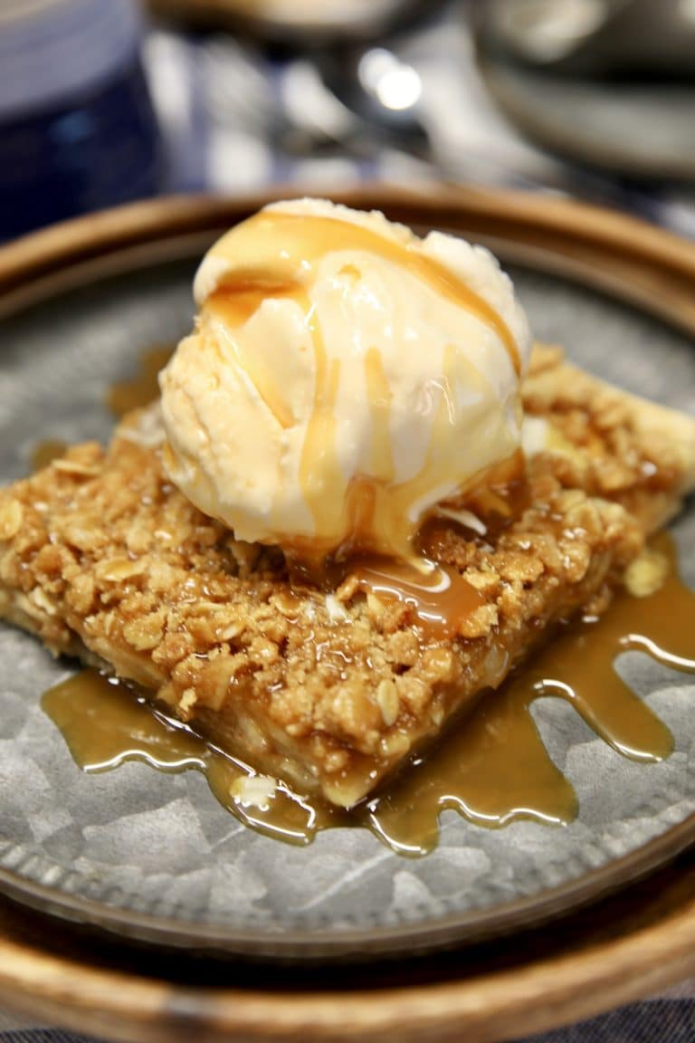 Caramel Apple Slab Pie - Miss in the Kitchen