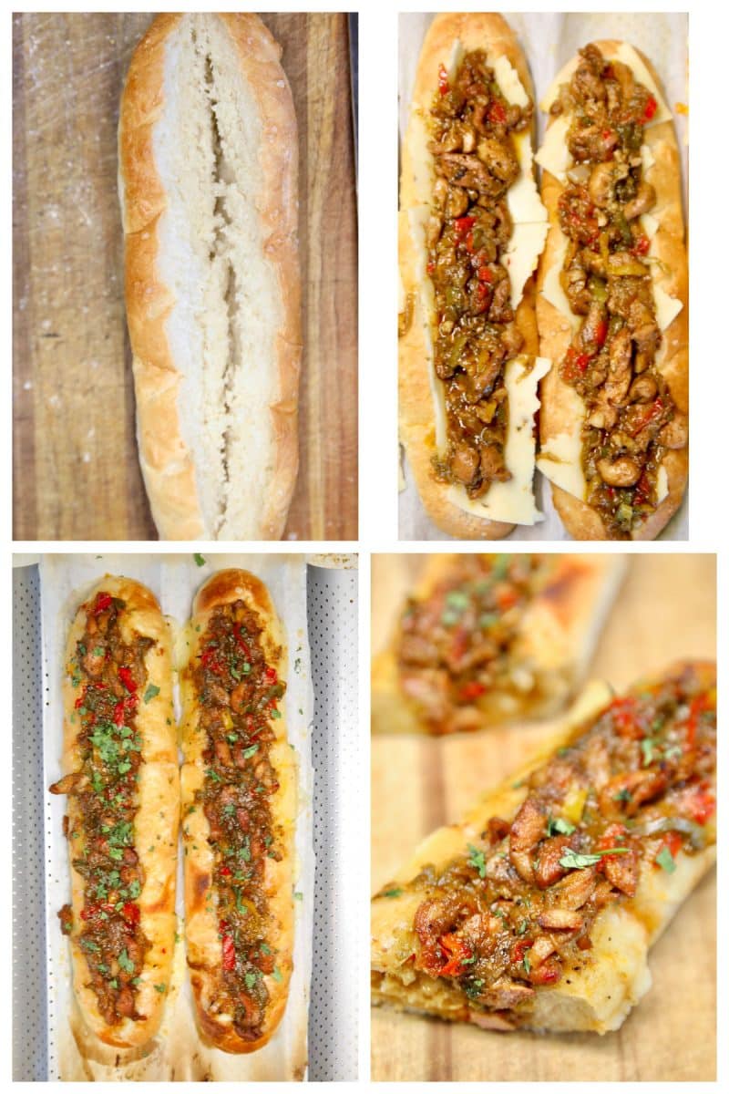 Chicken Fajita Sub Sandwiches - Miss in the Kitchen