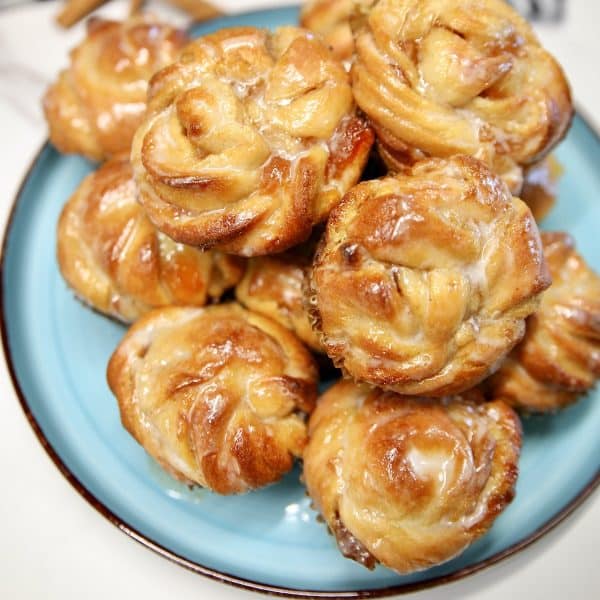 Peach Pie Cruffins (Croissant Muffins) - Miss in the Kitchen