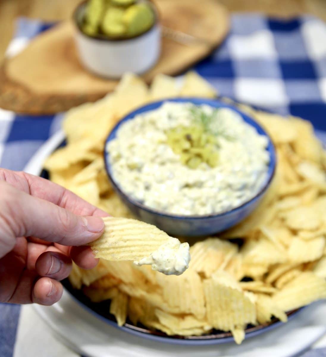 Pickle Dip (with Ranch Seasoning) - Miss in the Kitchen