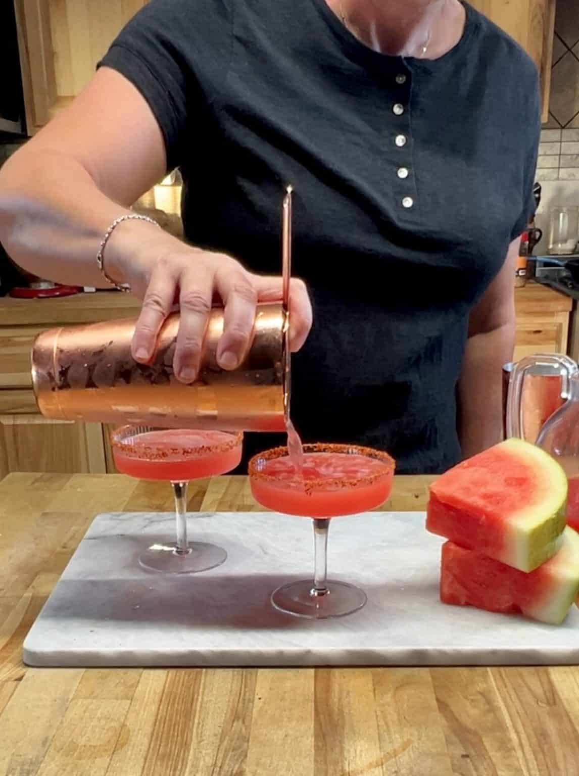 Watermelon Margaritas (By the Glass or Pitcher) - Miss in the Kitchen