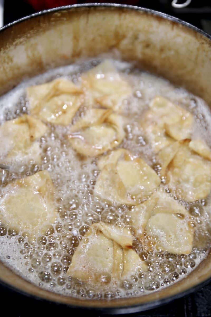Easy Shrimp Rangoon Recipe (with cream cheese) - Miss in the Kitchen