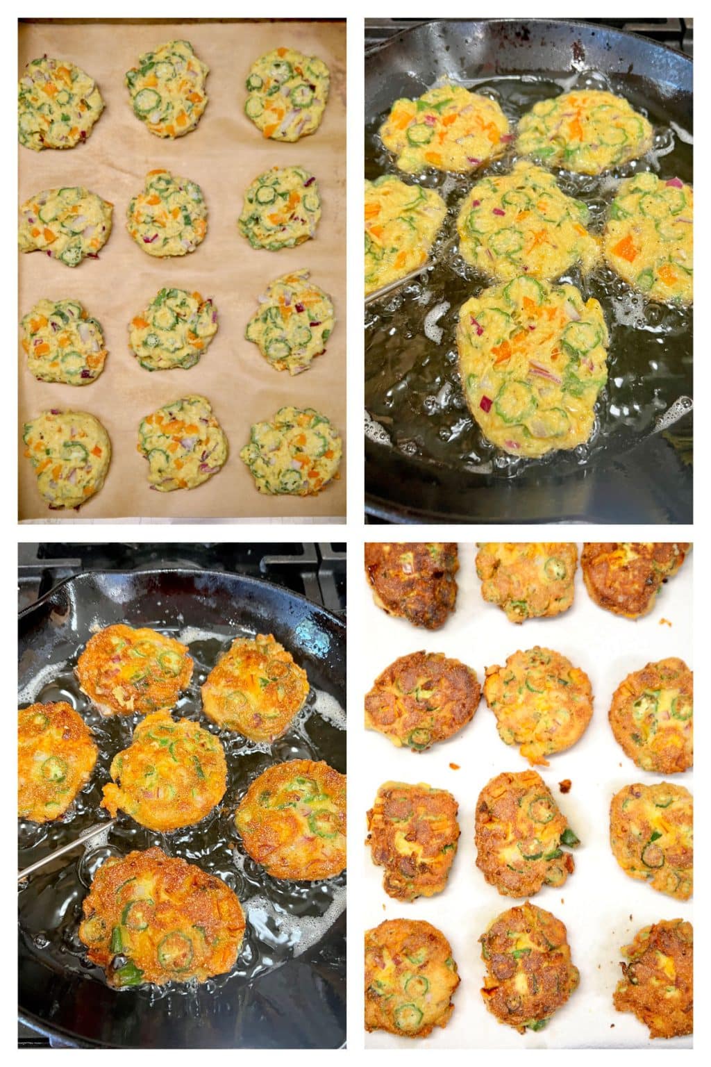 Crispy Okra Fritters Recipe - Miss in the Kitchen