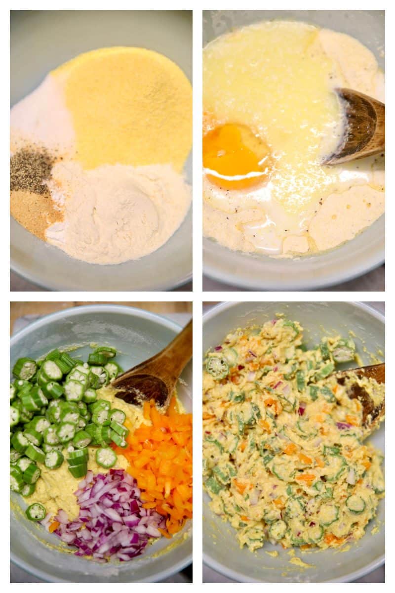 Crispy Okra Fritters Recipe - Miss in the Kitchen