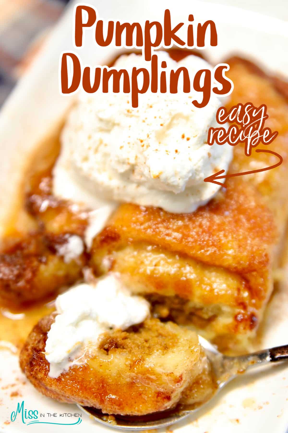 Pumpkin Dumplings (with Crescent Rolls) - Miss in the Kitchen