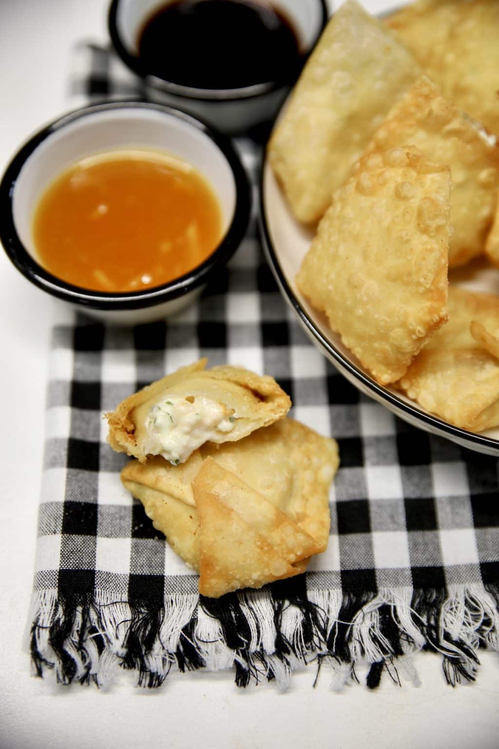Easy Shrimp Rangoon Recipe (with cream cheese) - Miss in the Kitchen
