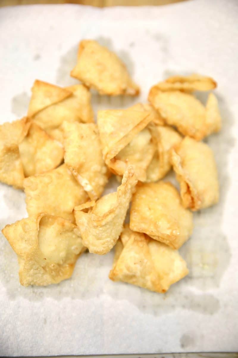 Easy Shrimp Rangoon Recipe (with cream cheese) - Miss in the Kitchen