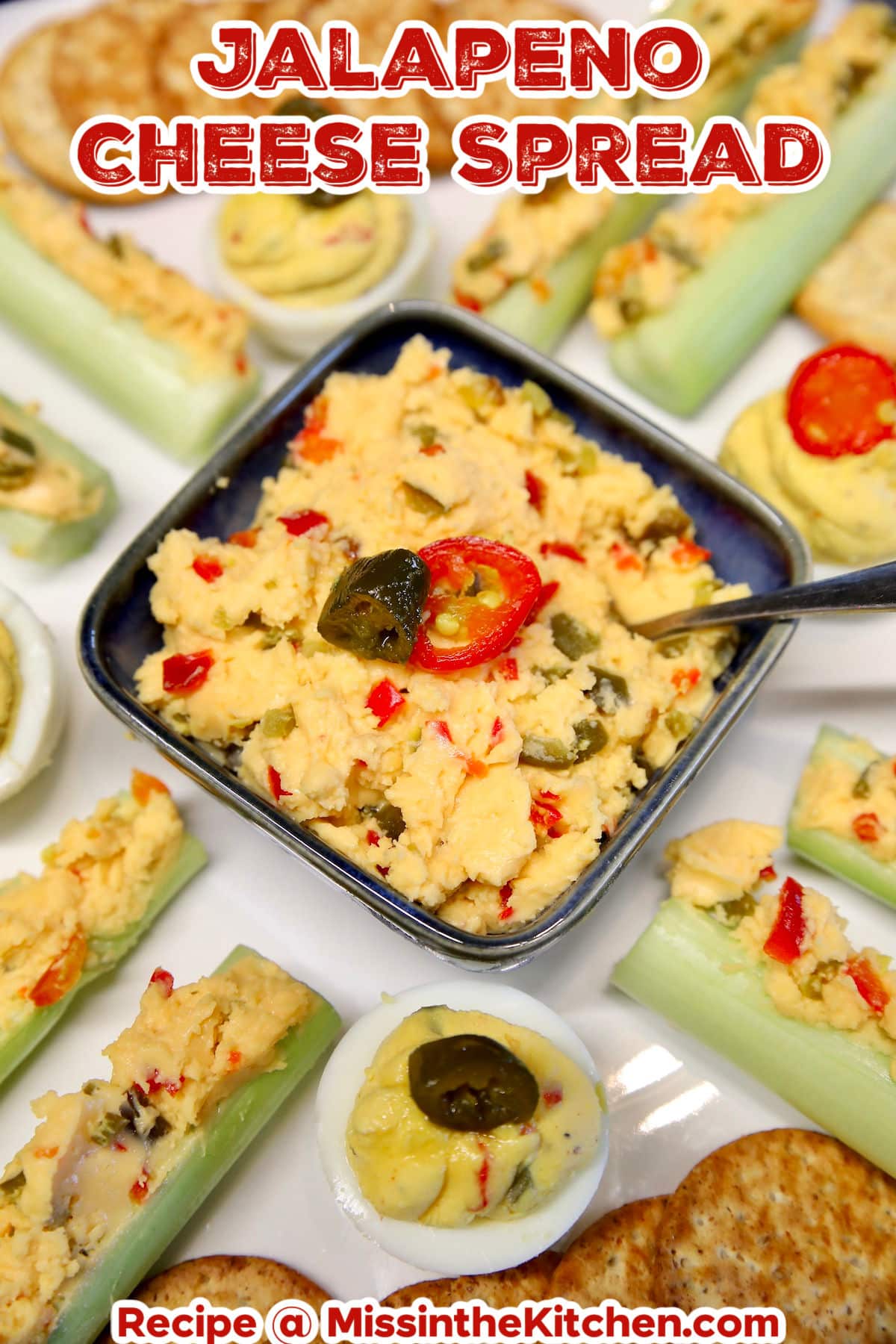Homemade Jalapeno Cheese Spread - Miss in the Kitchen