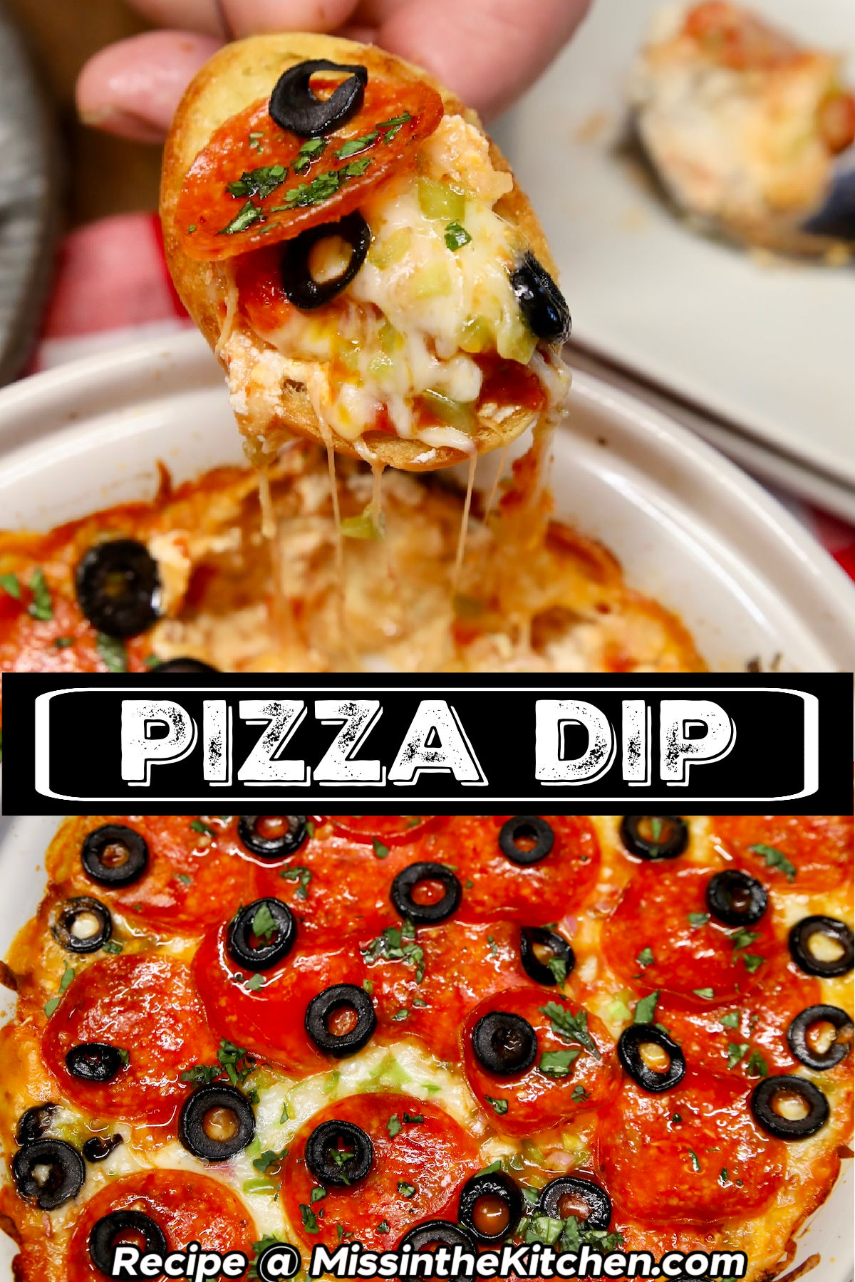 EASY Pizza Dip (Appetizer Recipe) - Miss in the Kitchen