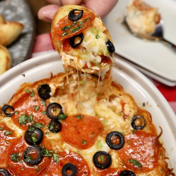 EASY Pizza Dip (Appetizer Recipe) - Miss in the Kitchen