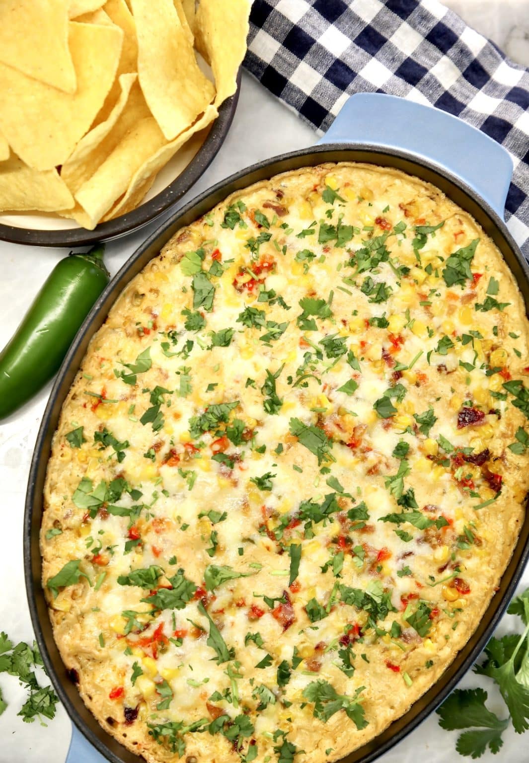 Mexican Corn Dip Recipe - Miss in the Kitchen