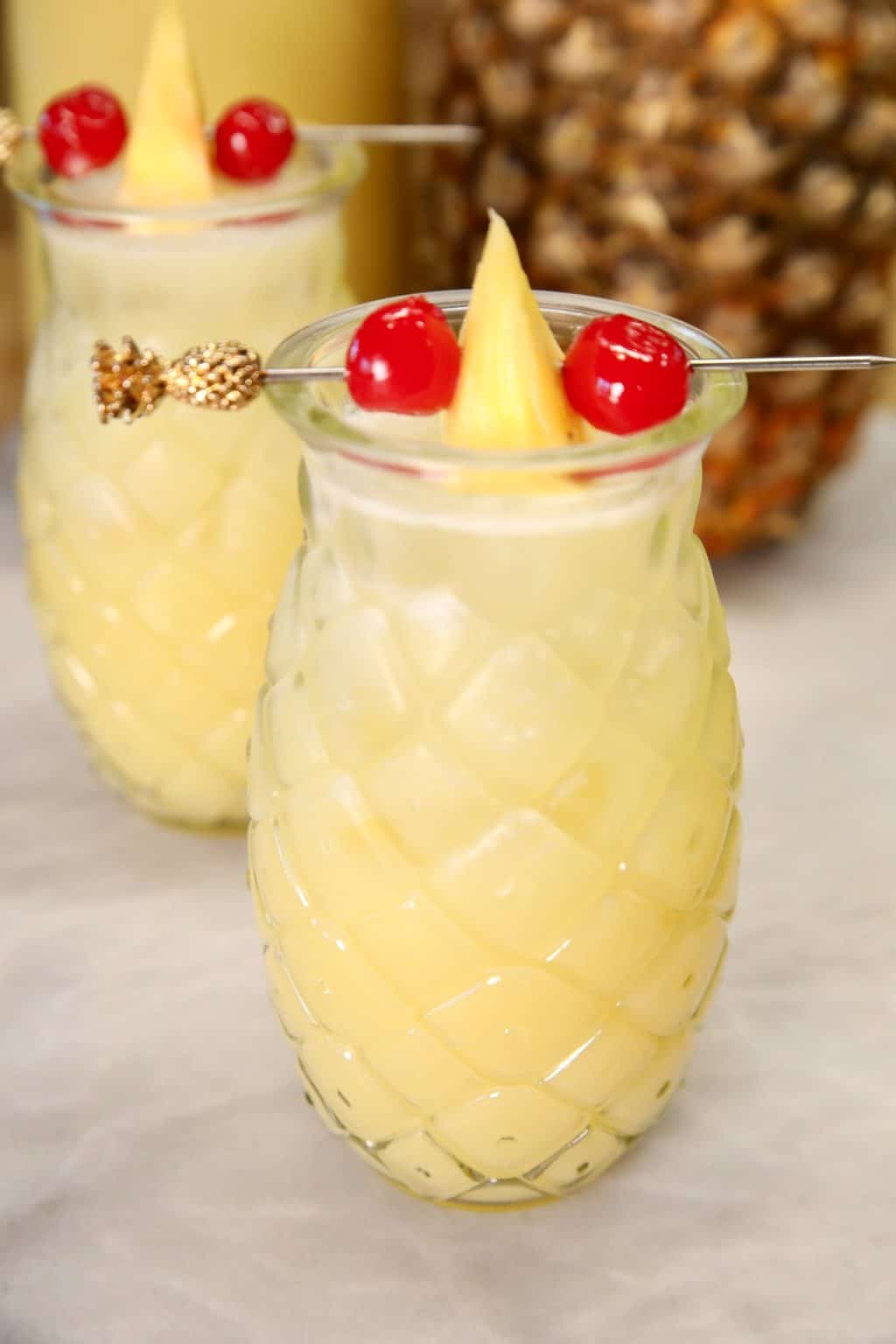 Pina Colada Punch (Pineapple Coconut Rum Punch) - Miss in the Kitchen