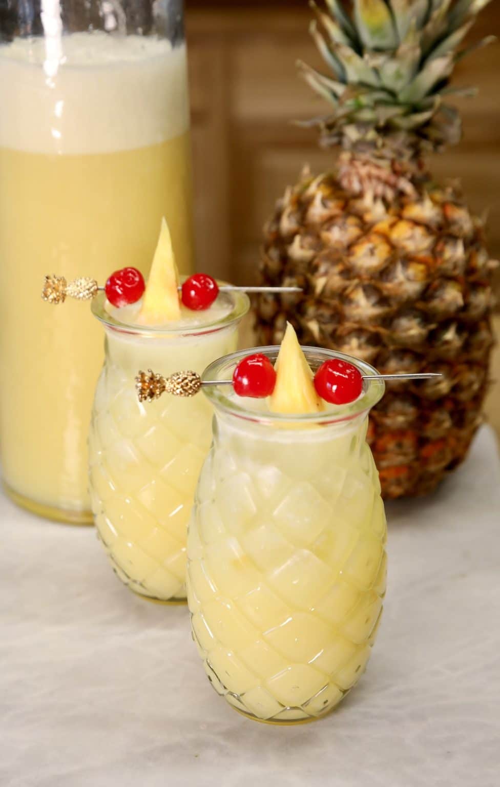 Pina Colada Punch (Pineapple Coconut Rum Punch) - Miss in the Kitchen