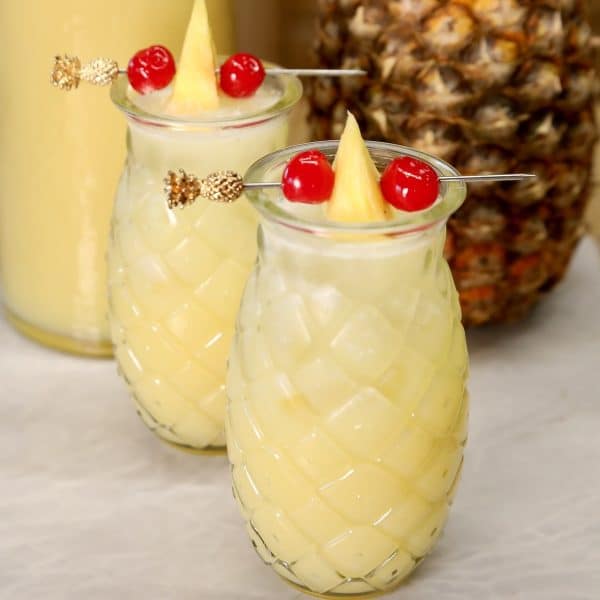 Pina Colada Punch (Pineapple Coconut Rum Punch) - Miss in the Kitchen