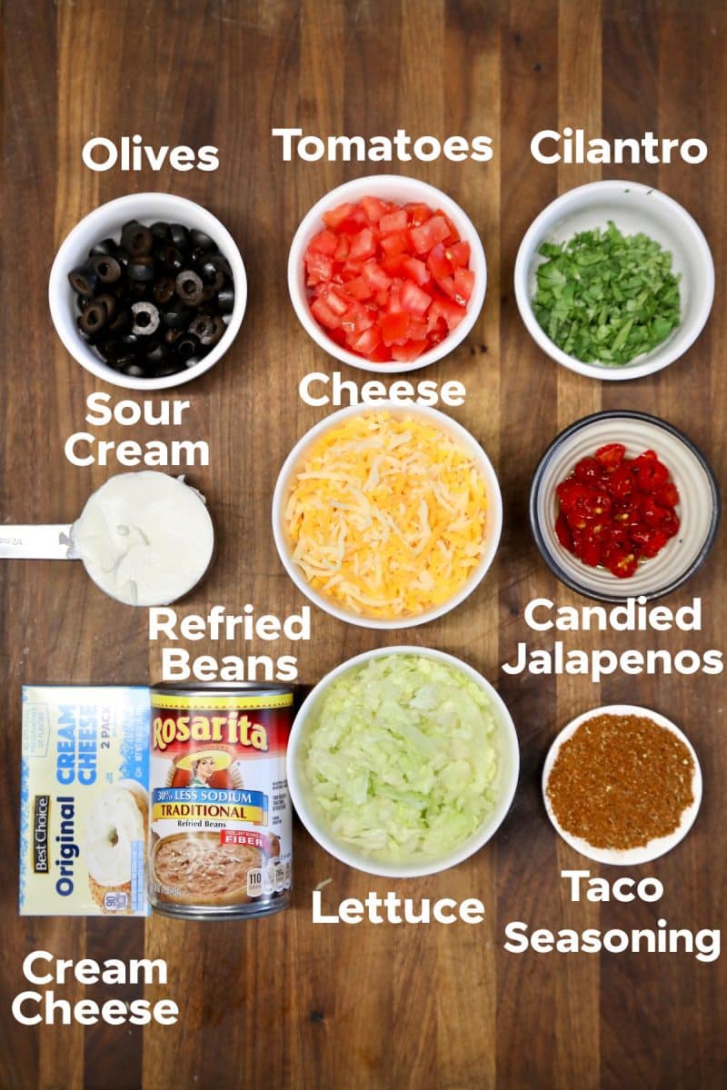 EASY Taco Dip (7 Layer Dip) - Miss in the Kitchen