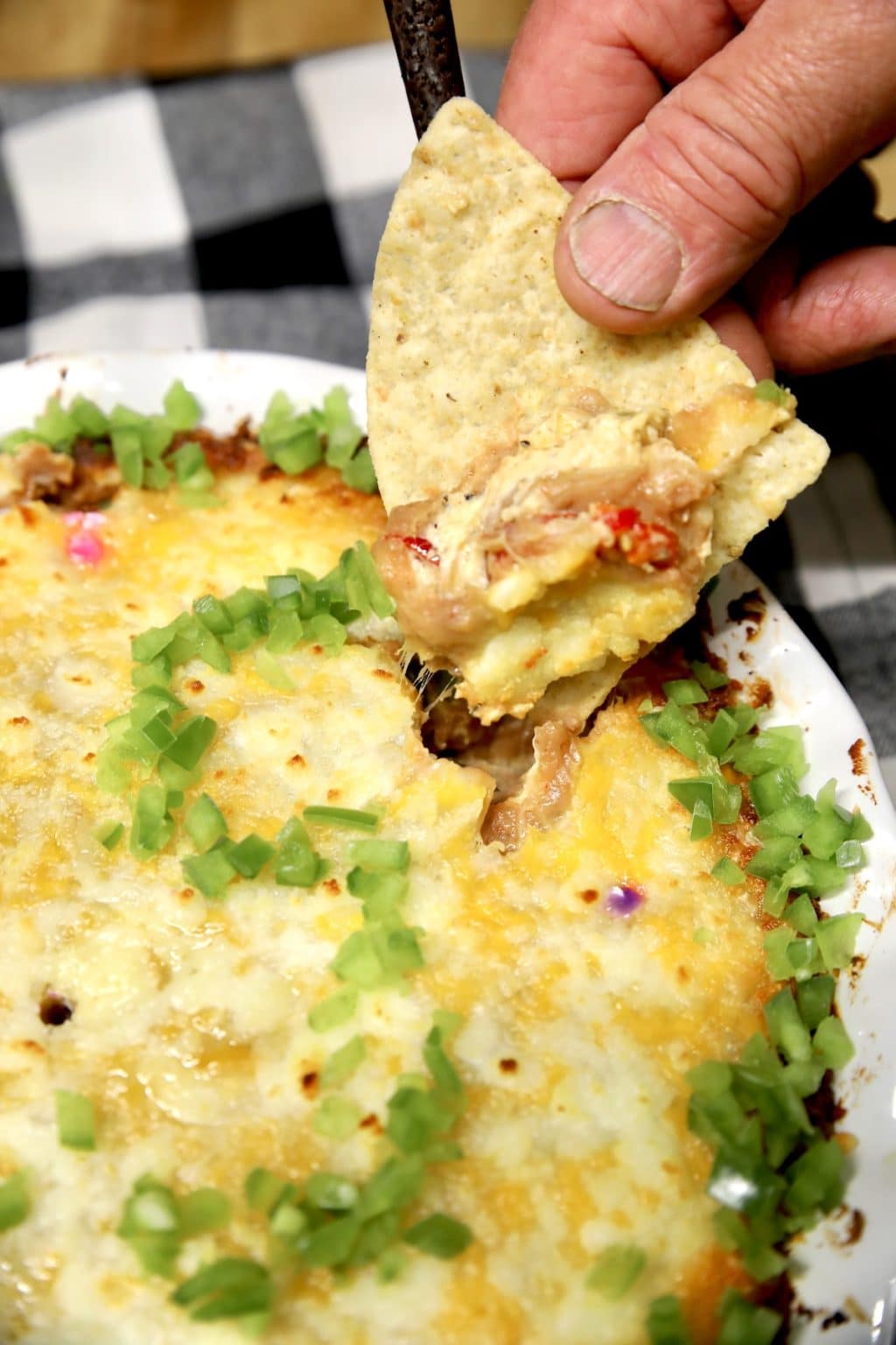 Cheesy Bean Dip (Easy Appetizer Recipe) - Miss in the Kitchen