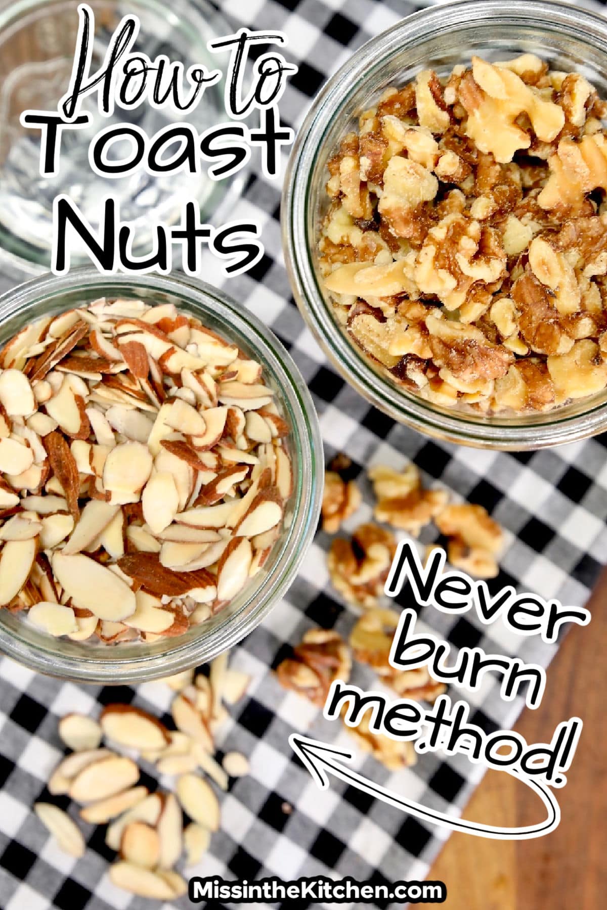 How to Toast Nuts (No Fail Method) - Miss in the Kitchen