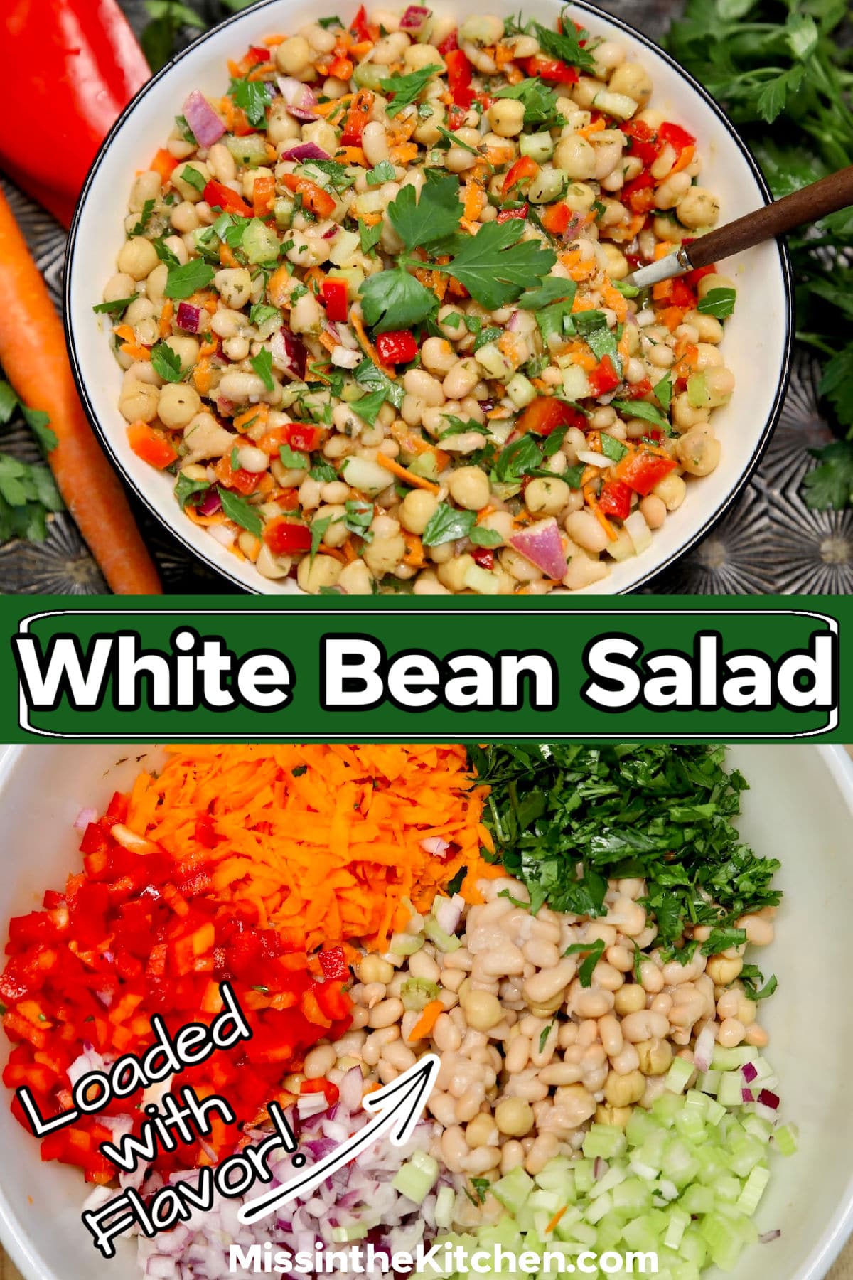 White Bean Salad - Miss in the Kitchen