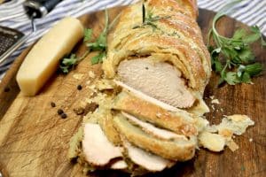 Chicken Wellington (Puff Pastry Chicken with Rosemary Pesto) - Miss in ...