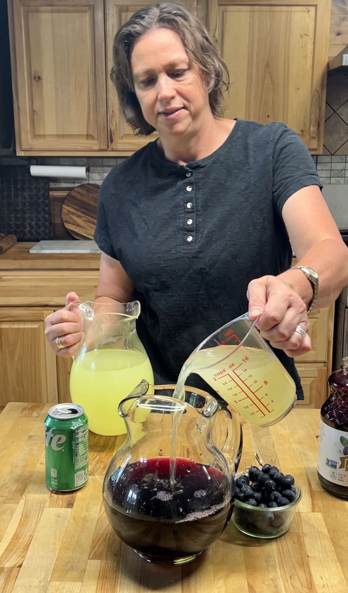Blueberry Moscato Punch (Easy Pitcher Cocktail) - Miss in the Kitchen