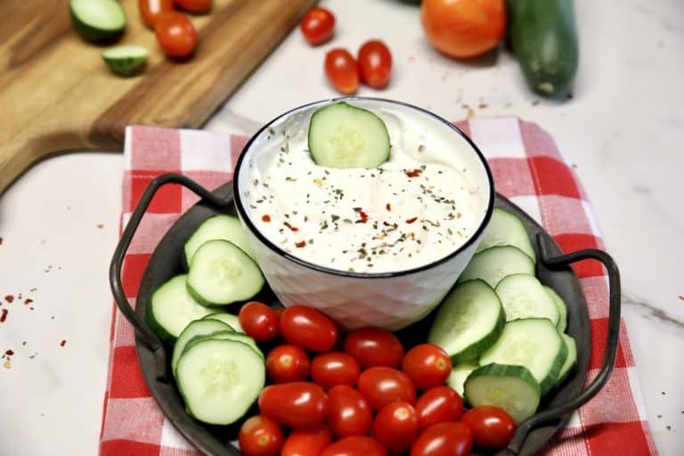 2 Ingredient Veggie Dip - Miss in the Kitchen