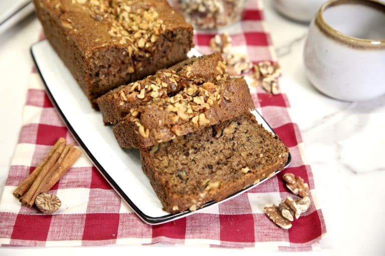 Spiced Walnut Bread (Holiday Quick Bread) - Miss in the Kitchen