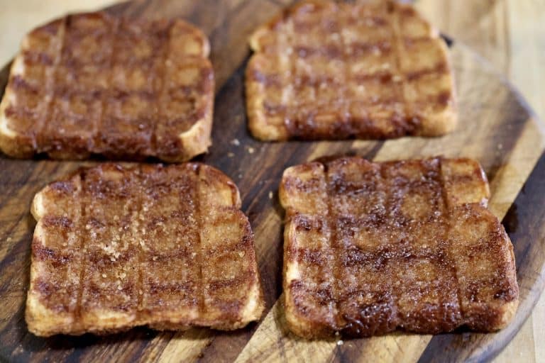 Cinnamon Toast Waffles (Quick Breakfast) - Miss in the Kitchen